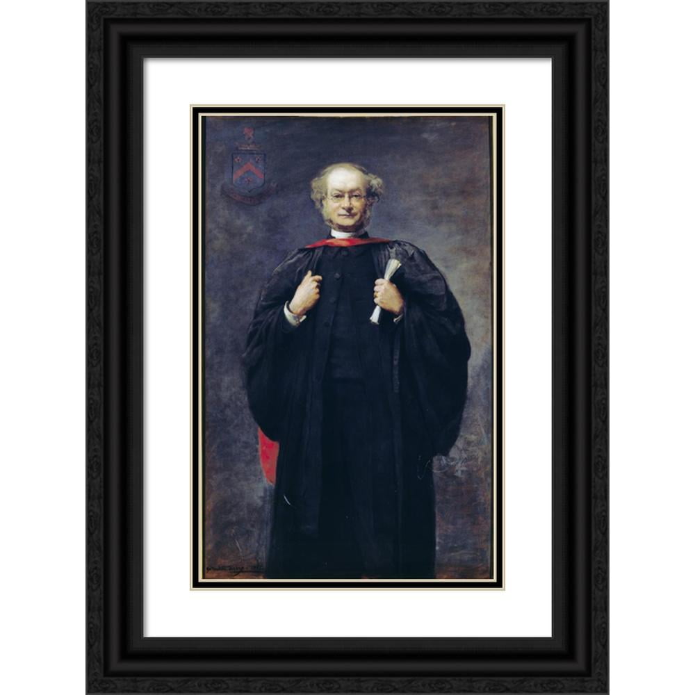 Samuel Melton Fisher 13x18 Black Ornate Wood Framed Double Matted ...