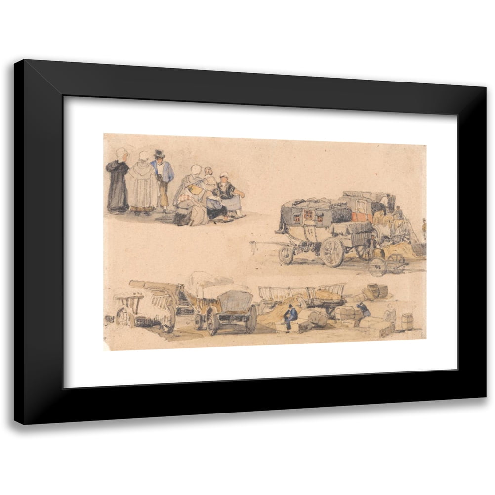 Samuel Prout 14x11 Black Modern Framed Museum Art Print Titled ...
