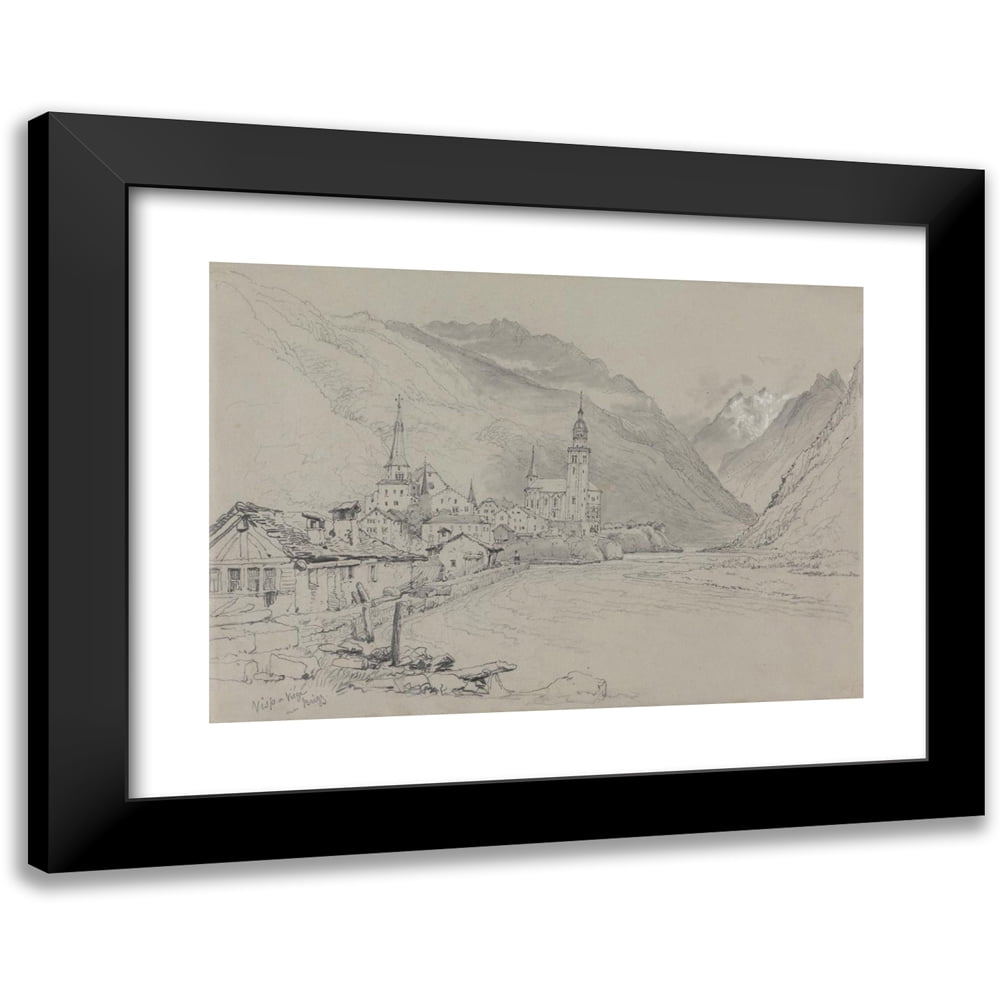 Samuel Prout 14x11 Black Modern Framed Museum Art Print Titled - Visp ...