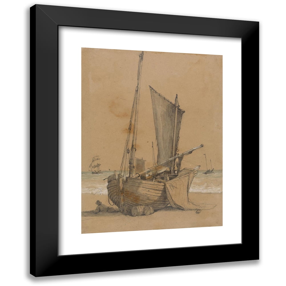 Samuel Prout 14x18 Black Modern Framed Museum Art Print Titled ...