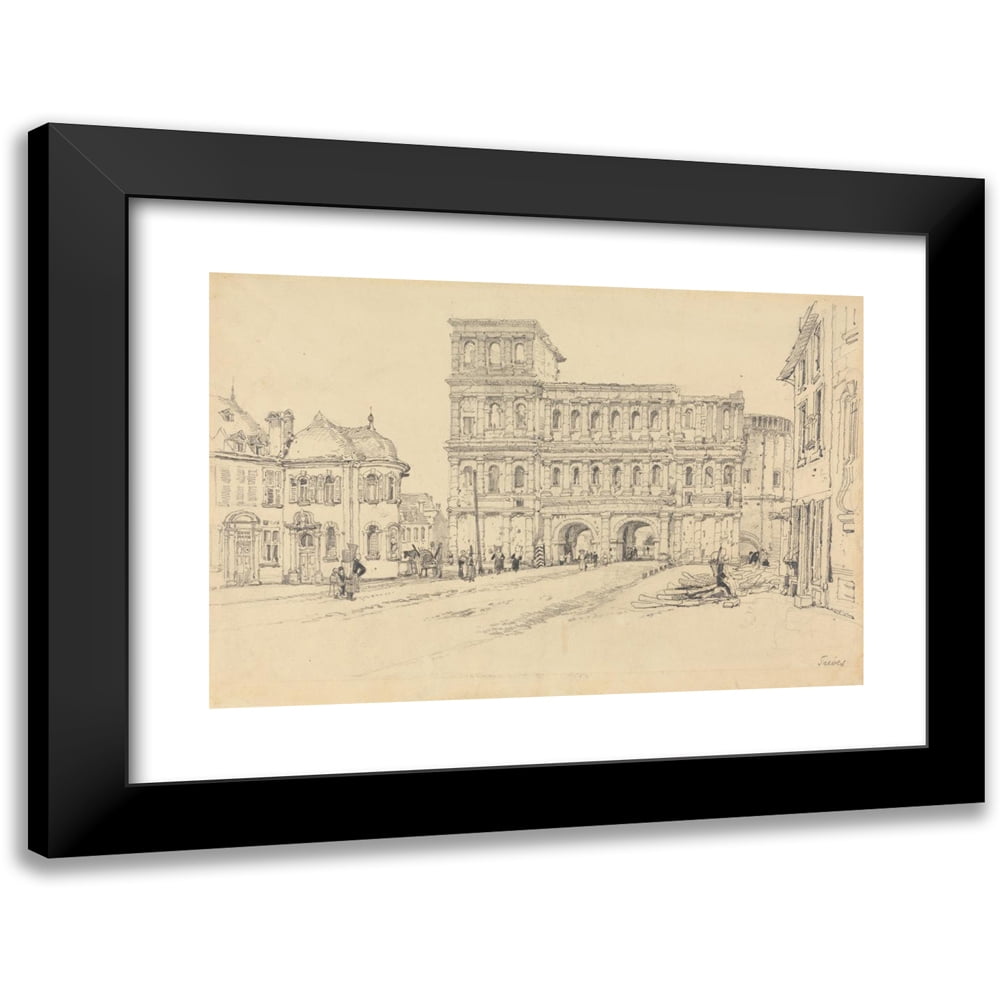 Samuel Prout 18x13 Black Modern Framed Museum Art Print Titled - The ...