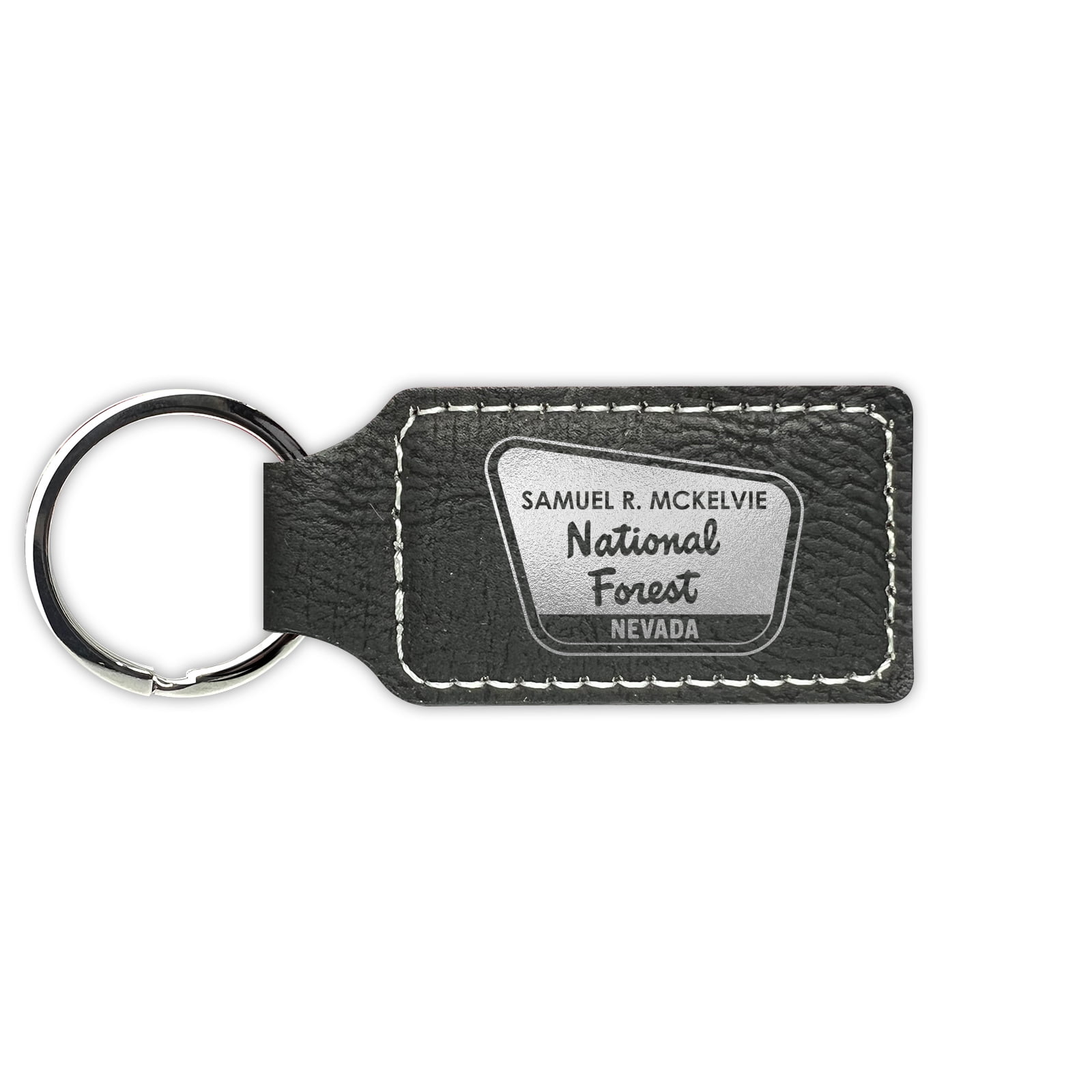 Samuel R. McKelvie National Forest Keychain Leatherette Rectangle ...