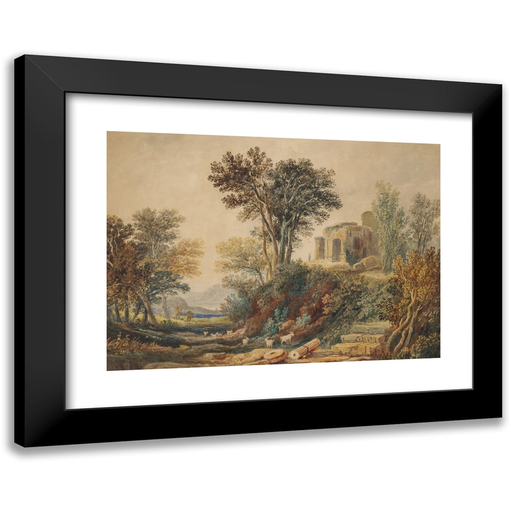 Samuel Rostill Lines 14x11 Black Modern Framed Museum Art Print Titled ...
