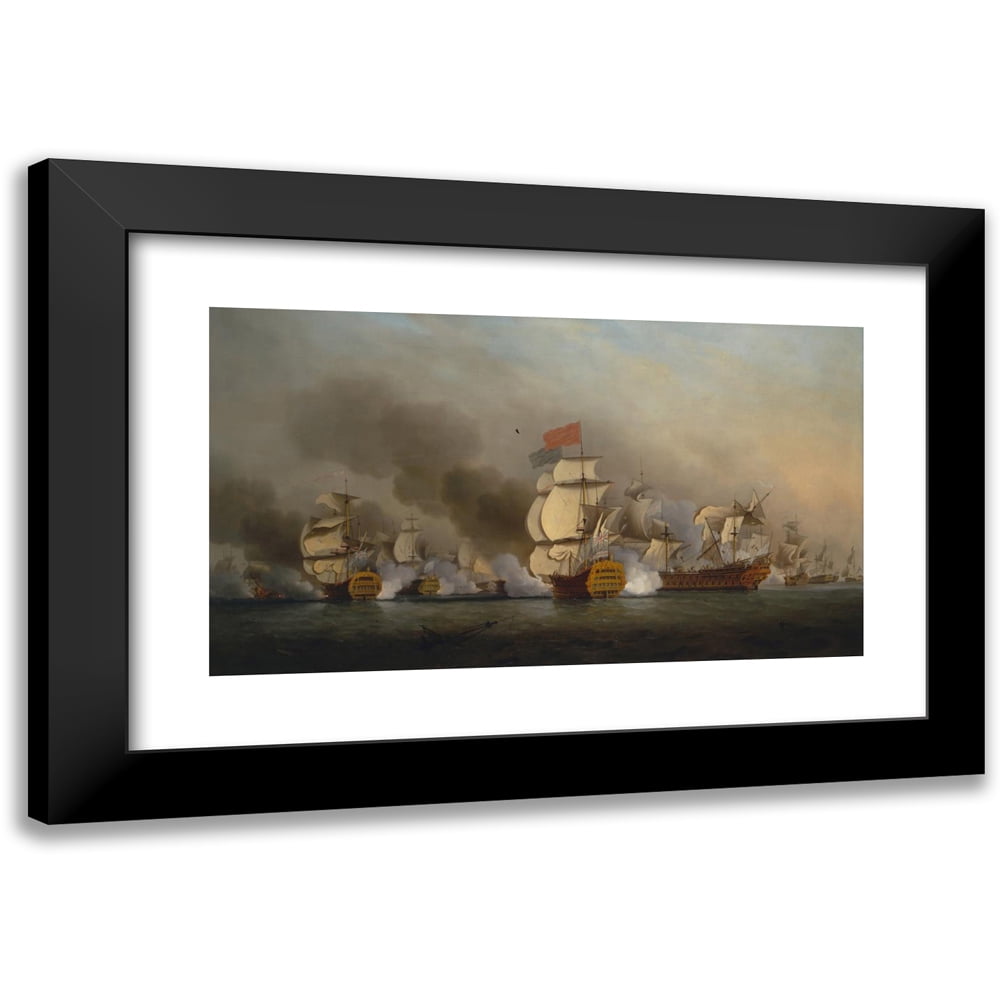 Samuel Scott 24x15 Black Modern Framed Museum Art Print Titled - Vice ...