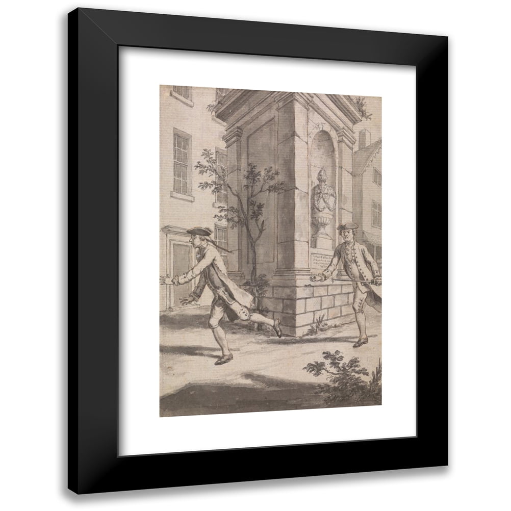 Samuel Wale 11x14 Black Modern Framed Museum Art Print Titled - The ...