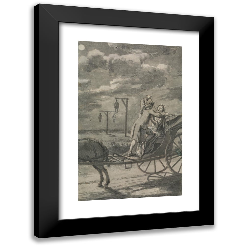 Samuel Wale 13x18 Black Modern Framed Museum Art Print Titled - Murder ...