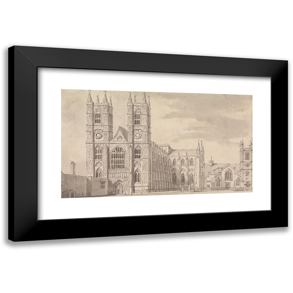 Samuel Wale 24x15 Black Modern Framed Museum Art Print Titled ...