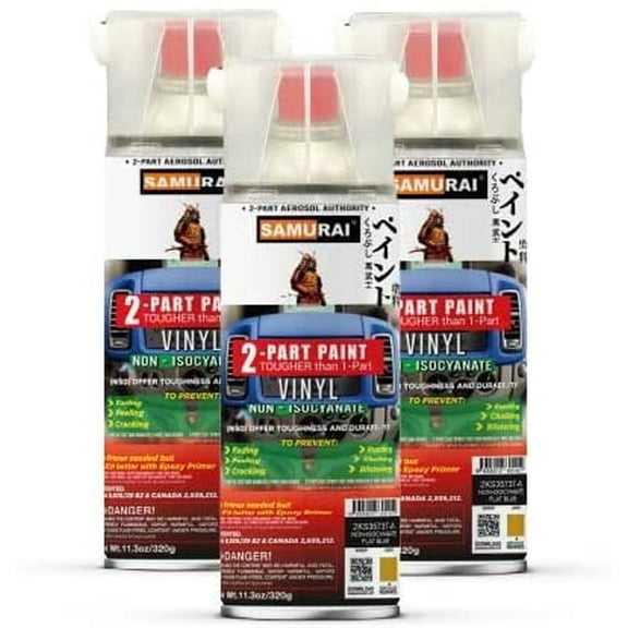 Samurai 2-Part Non-Isocyanate (NISO) Spray Paint Base Coat for Bike ...