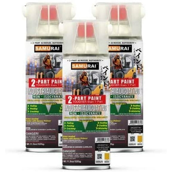 Samurai 2-Part Non-Isocyanate (NISO) Spray Paint Base Coat for Bike ...