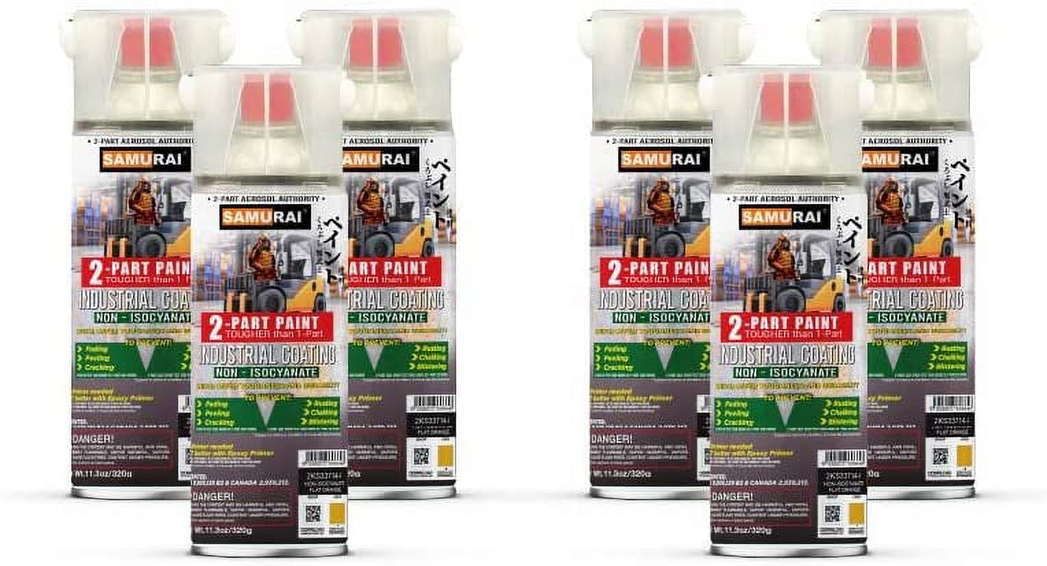 Samurai 2-Part Non-Isocyanate (NISO) Spray Paint for Industrial - 11.3 ...