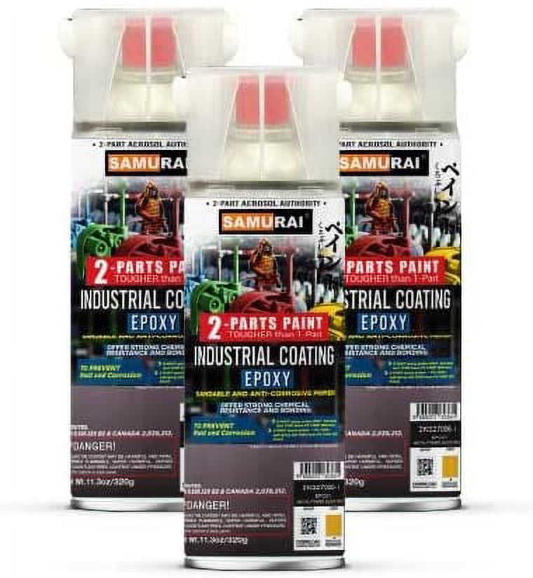 Samurai 2-Part Spray Paint Epoxy Primer for Industrial (Metal Primer ...