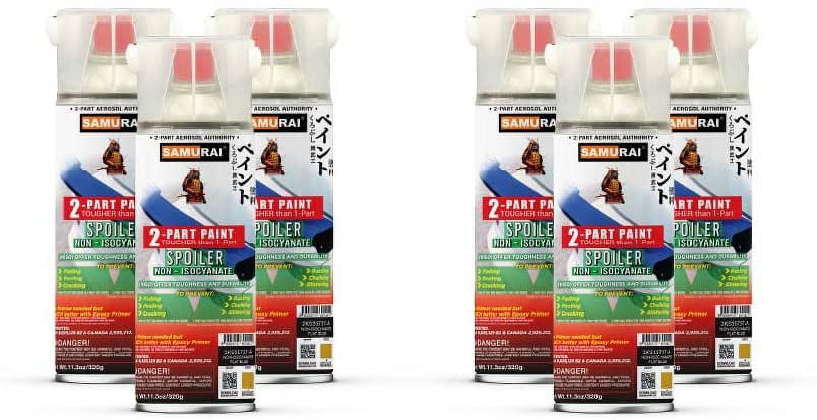 Samurai 2-Part Spray Paint for Car Spoiler - NISO (Non-Isocyanate ...