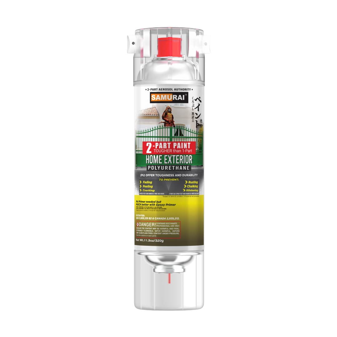 Samurai 2-Part Spray Paint for Home Exterior - PU (Polyurethane) (FLAT ...