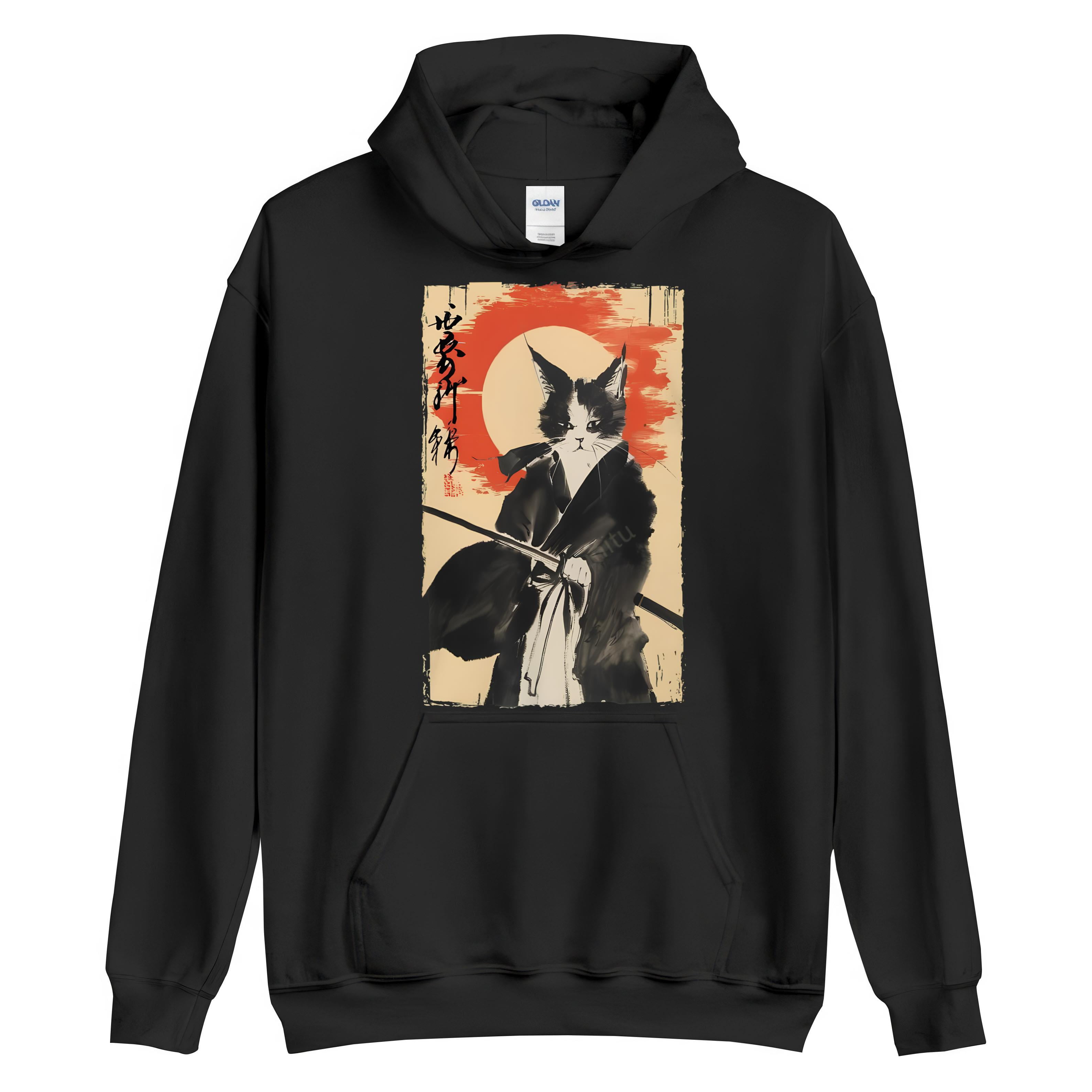 Samurai Cat Ukiyo-e Warrior Japanese Art Vintage Cat-TH43462 - Walmart.com