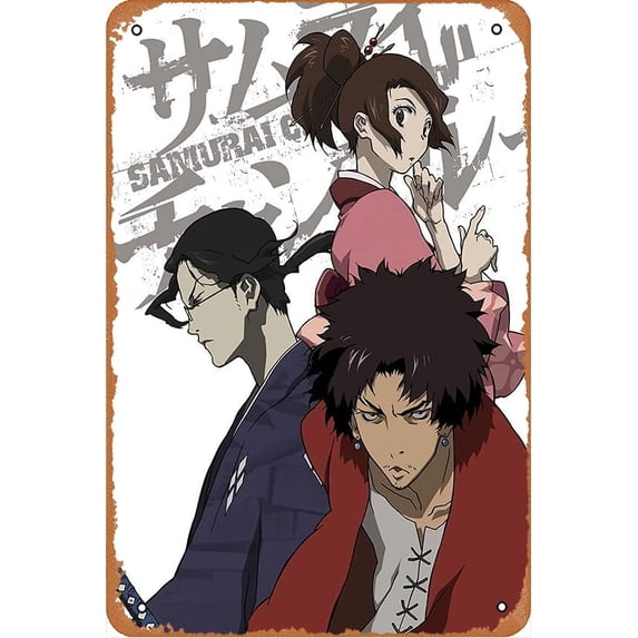 Samurai Champloo Poster Fuu And Jin And Mugen Anime Posters Manga ...