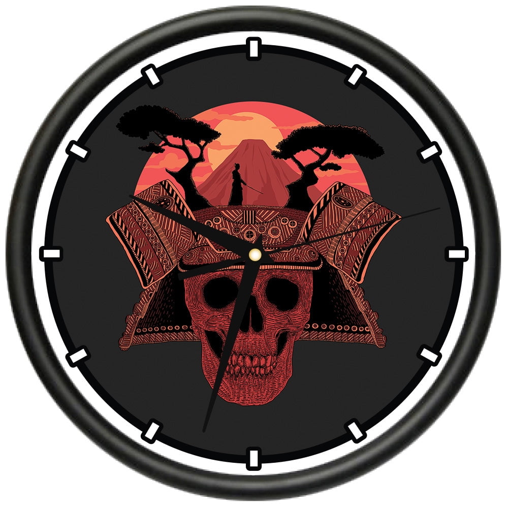 Samurai Forest Design Wall Clock | Precision Quartz Movement | Décor ...