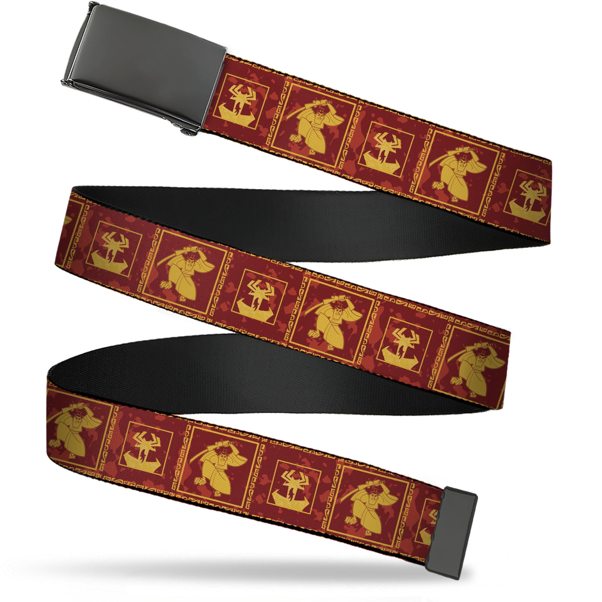 Adjustable Belt, Clamp Buckle, Cut-to-Fit, Samurai Jack Action Pose and ...