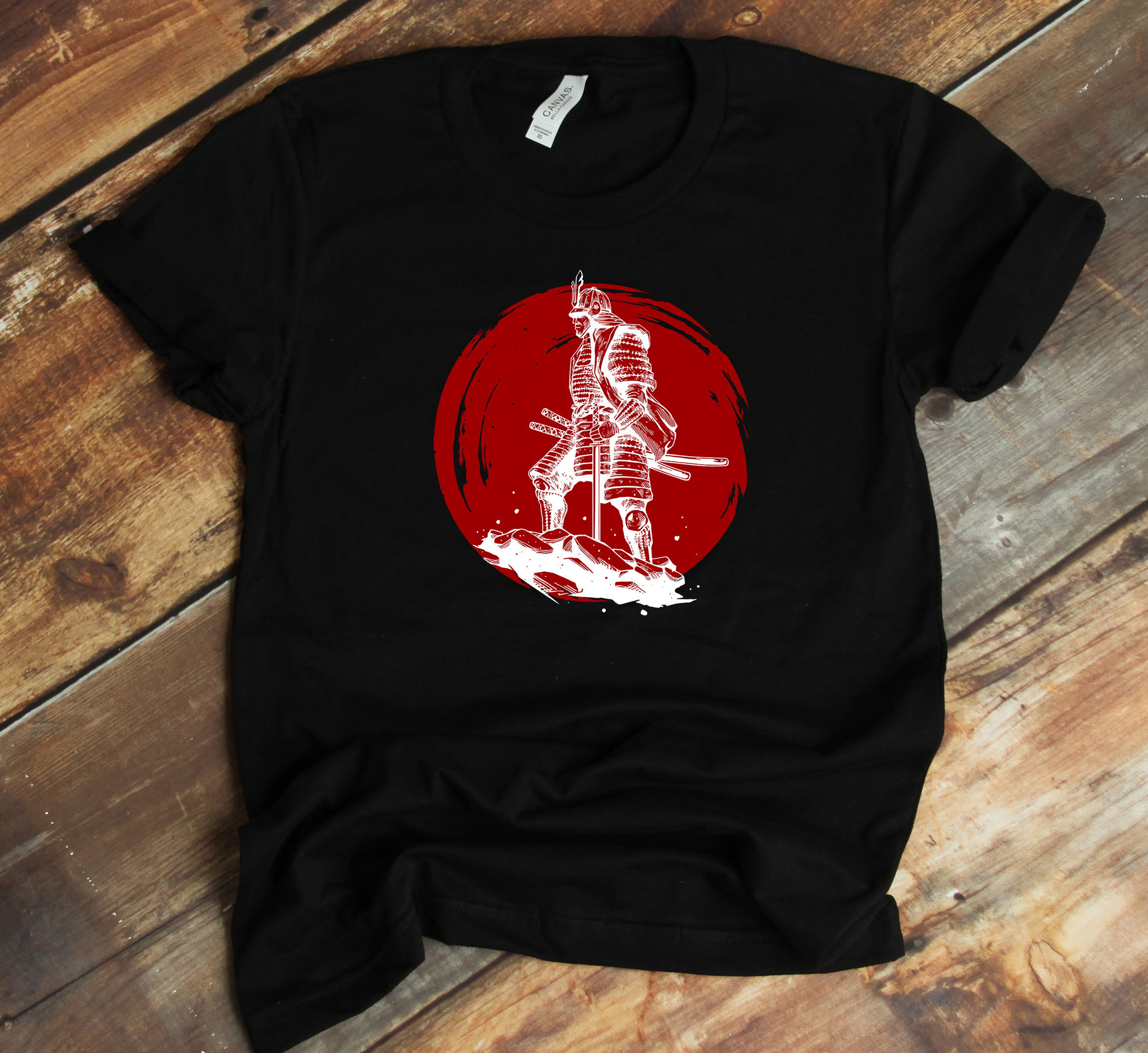 Samurai Japanese Kanji T-Shirt, Tank-Top, Hoodie, Japanese Culture ...