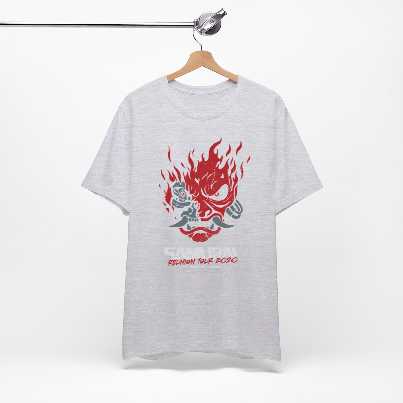 Samurai Reunion Tour Shirt Classic Samurai Band Shirt Cyberpunk Samurai ...