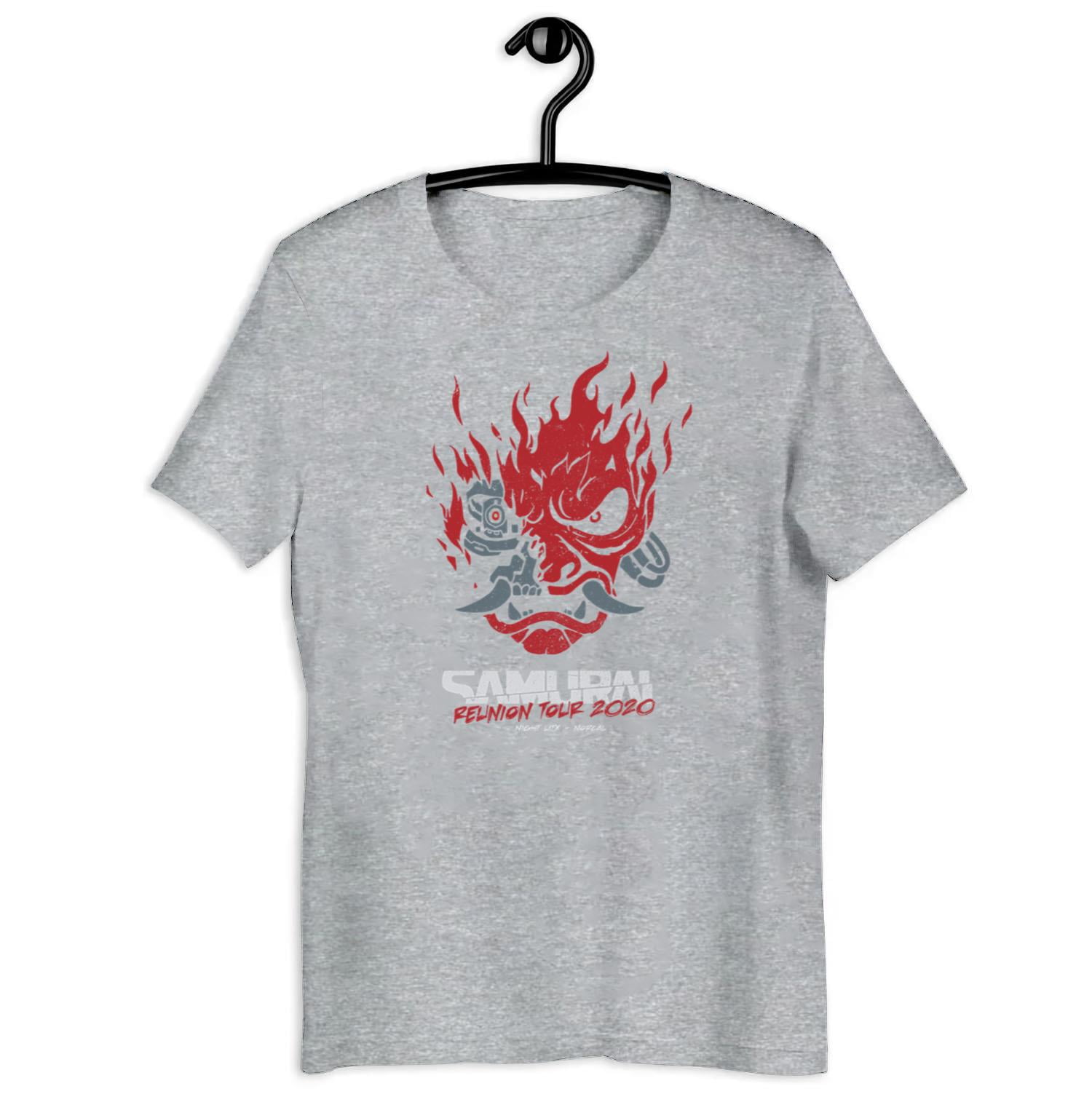Samurai Reunion Tour Shirt Classic Samurai Band Shirt Cyberpunk Samurai ...