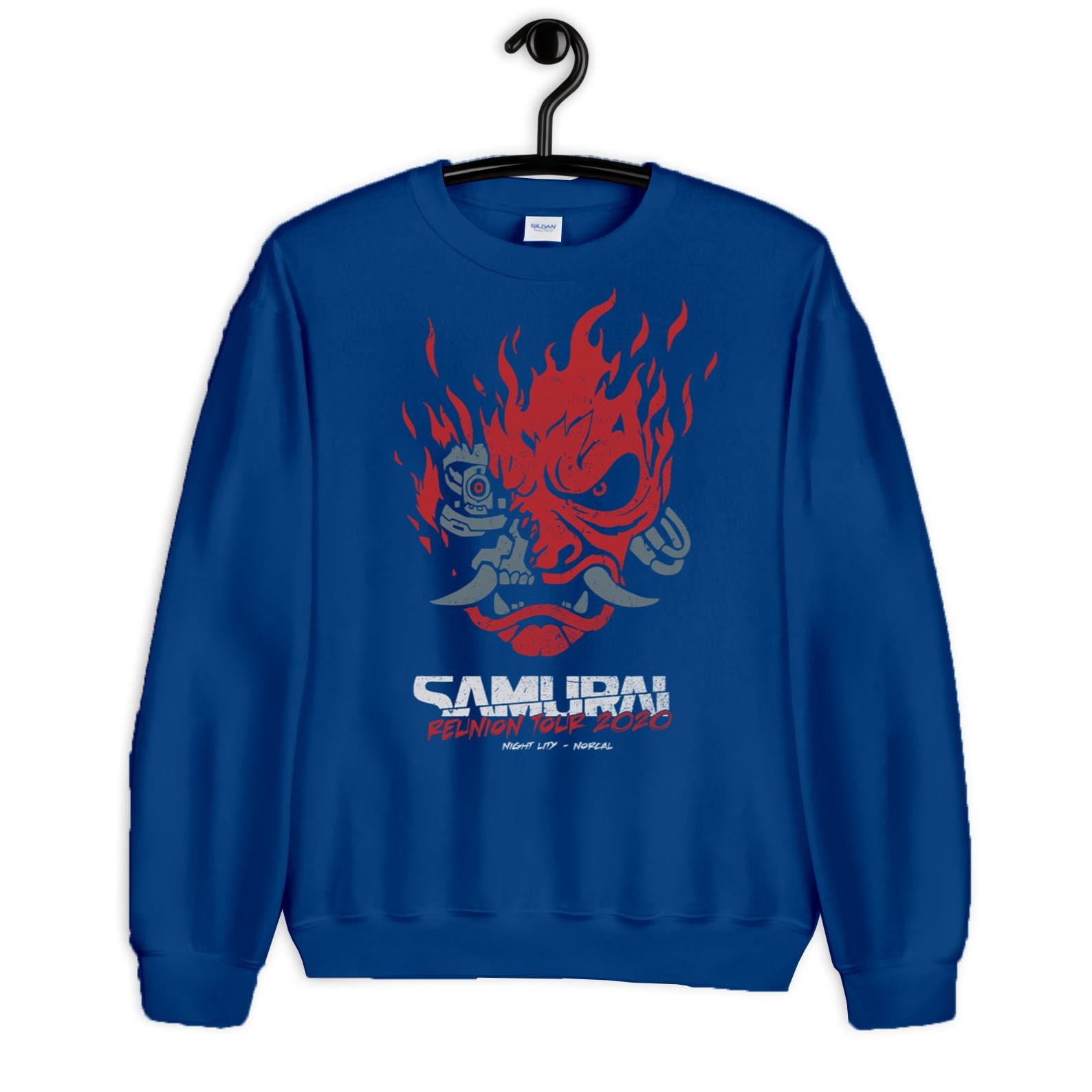 Samurai Reunion Tour Shirt Classic Samurai Band Shirt Cyberpunk Samurai ...