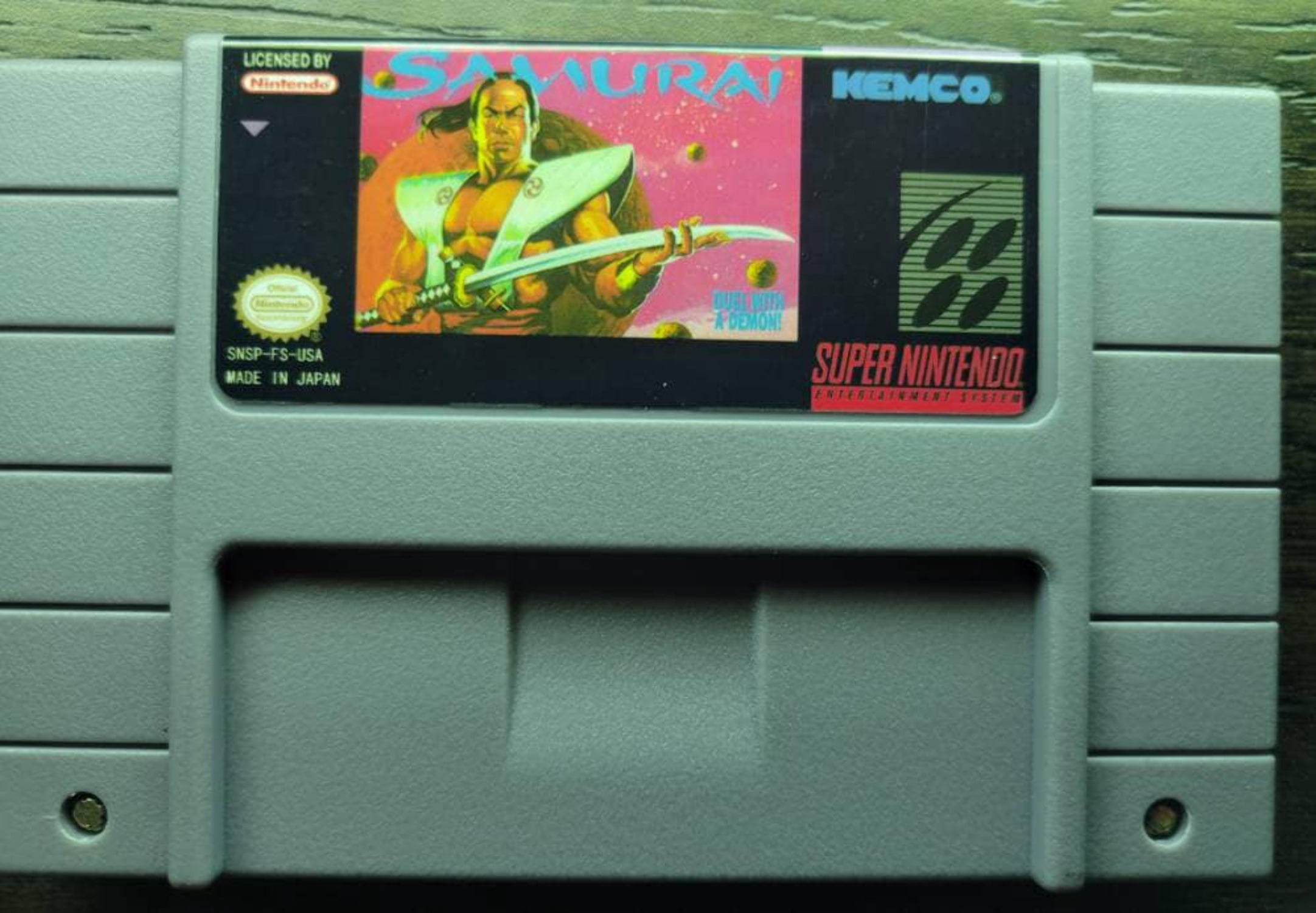 Samurai - SNES - Super Nintendo Ent. System NTSC/PAL Cartridge ...