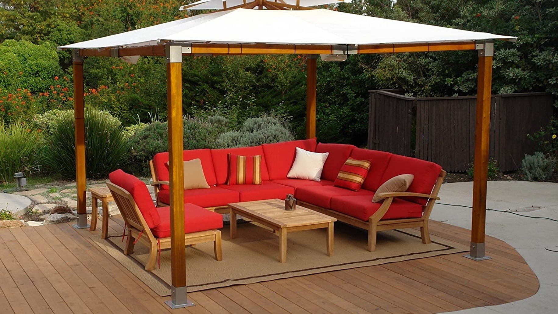 Samurai Sectional 6 Pc Sofa Set: 2 Sofas(Left & Right), Corner Piece ...