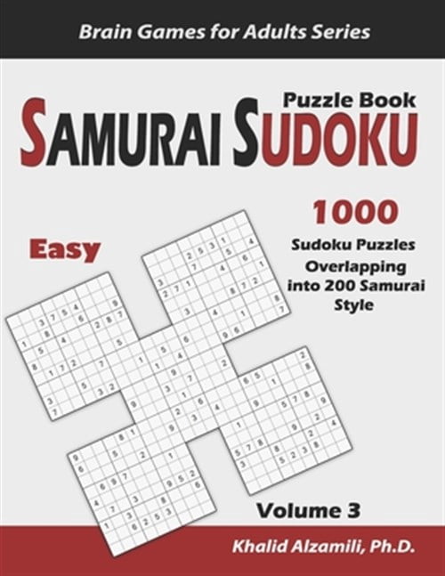 Pre-Owned Samurai Sudoku Puzzle Book: 1000 Easy Sudoku Puzzles ...