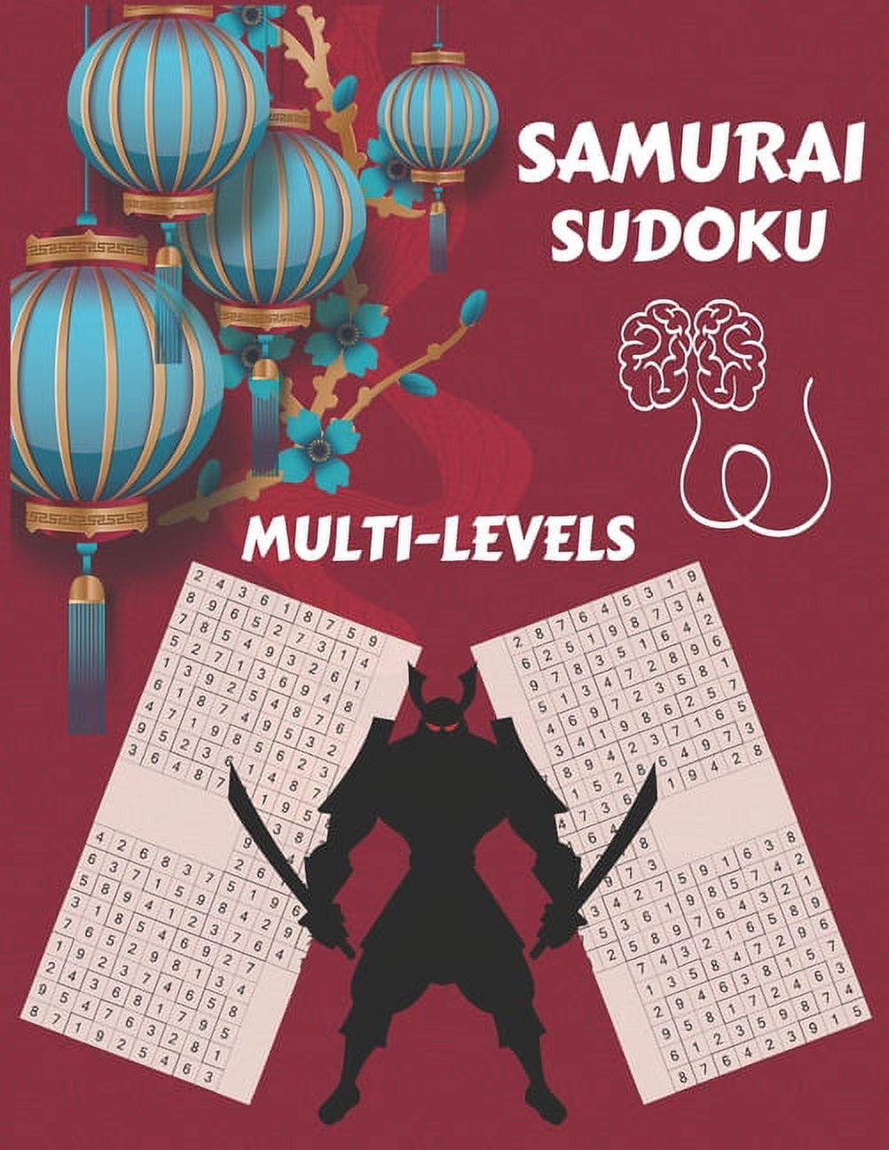 Samurai Sudoku: Samurai Sudoku Multi-level for Sudoku Lovers, Large ...