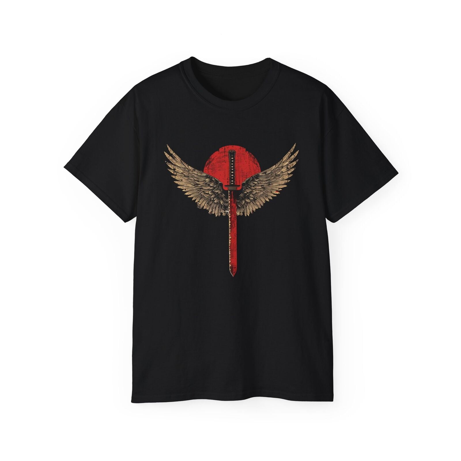 Samurai T Shirtkatana With Wingsronin Shirt Sword With Wingsrise Of A Roninchristmas T