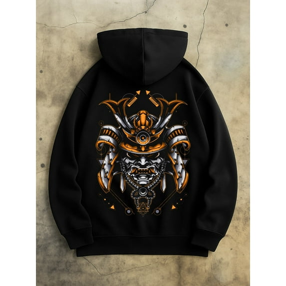 Samurai Warrior Hoodie sweatshirt Veteran mens hoodies black Perfect ...