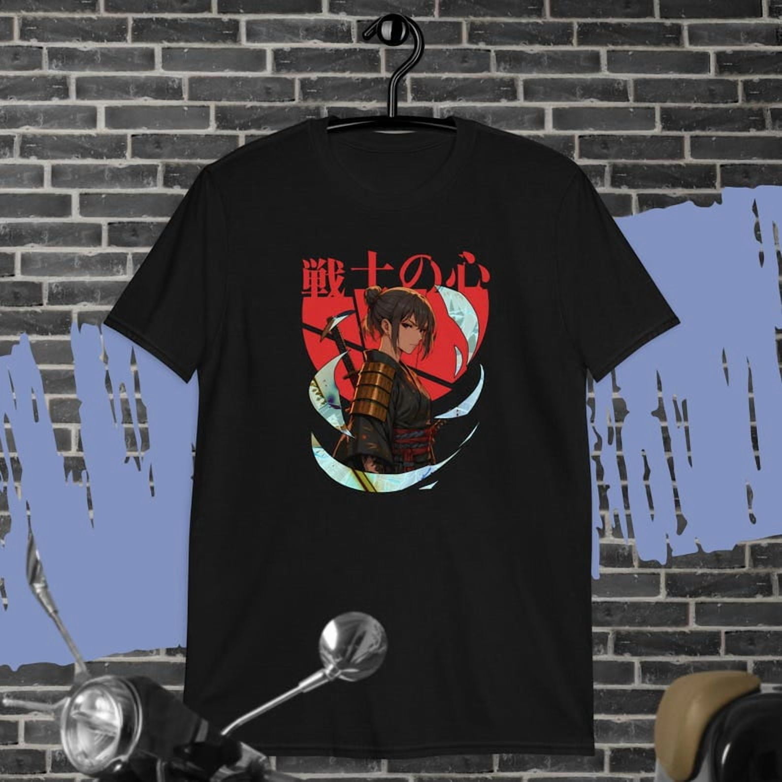 Samurai Warrior Shirt â Female Ronin Anime Graphic Tee | Japanese ...