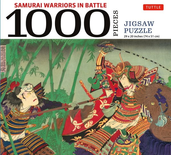 Samurai Warriors in Battle- 1000 Piece Jigsaw Puzzle: For Adults and ...