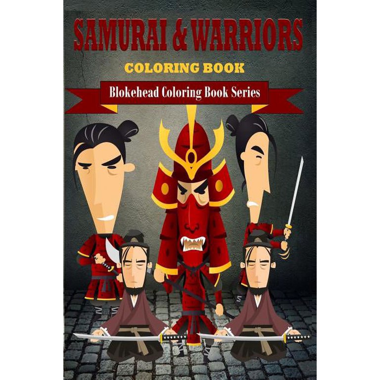 samurai coloring book