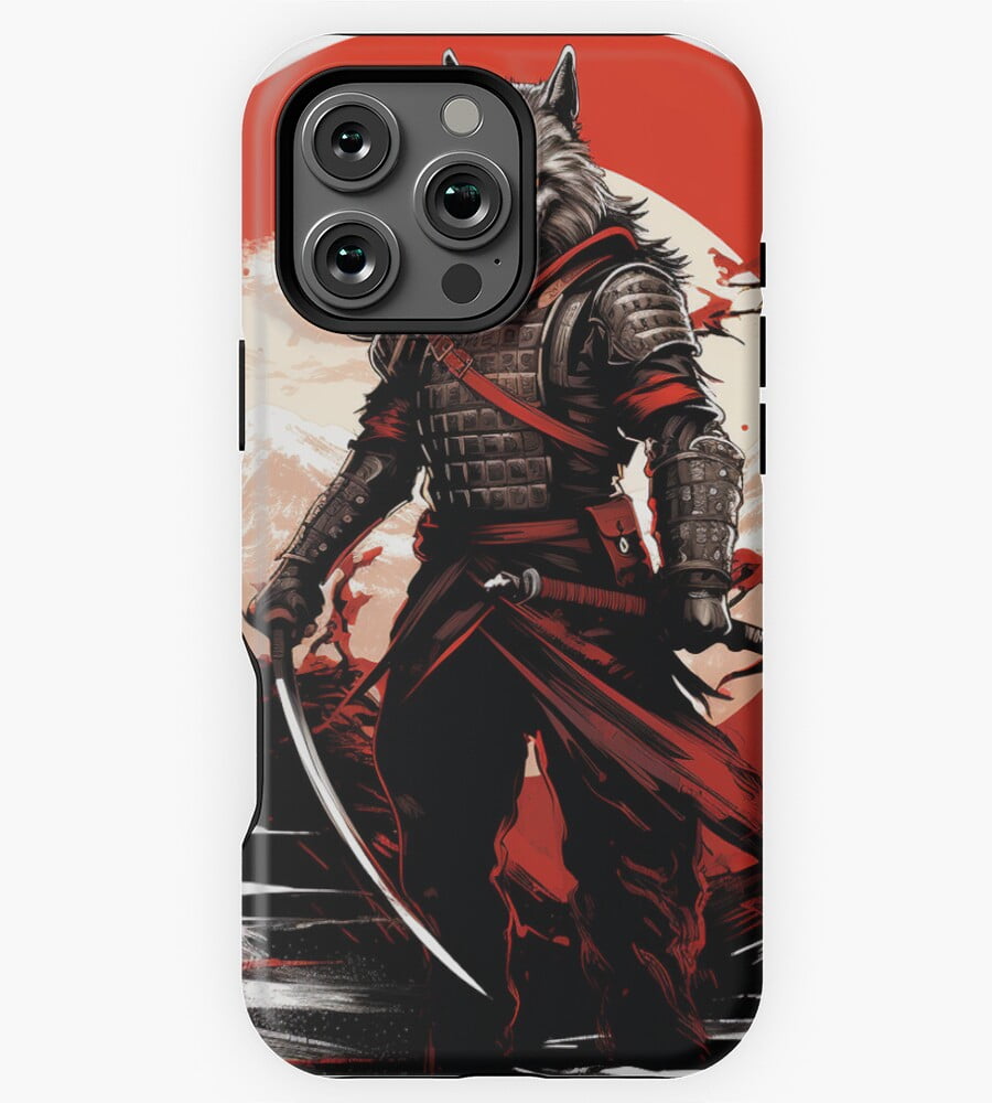 Samurai Werewolf GA11180 Phone Case for iPhone 11 to 17 Pro Max ...