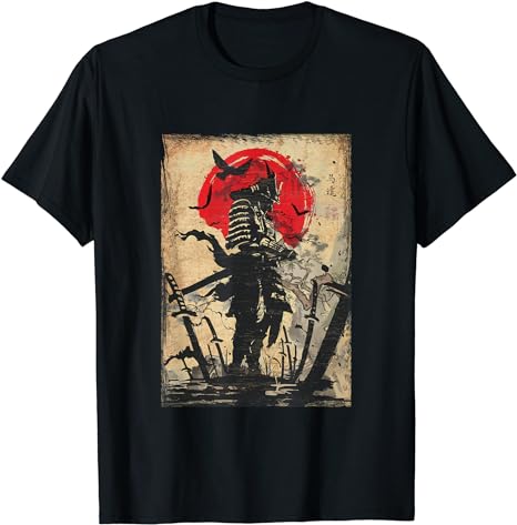 Samurai warrior bushido code Japanese swordsmen T-Shirt - Walmart.com