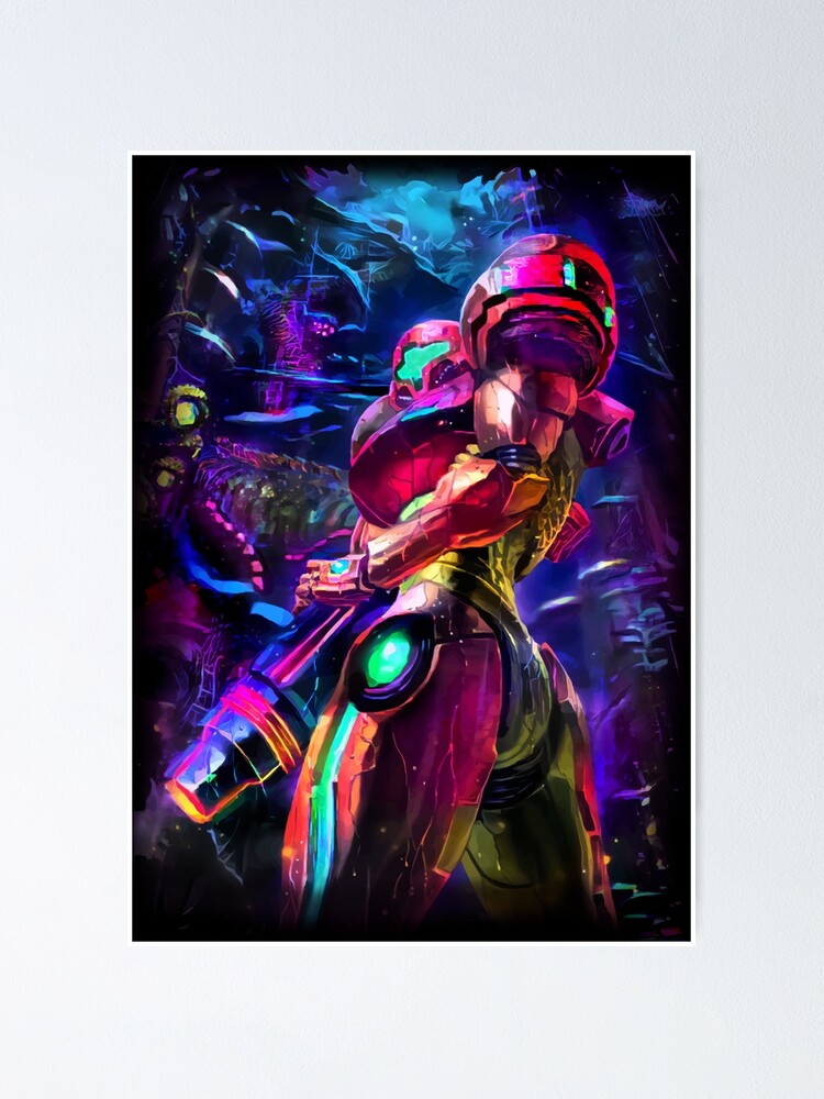 Samus Aran Metroid Fashion Art Decor Frame - Walmart.com