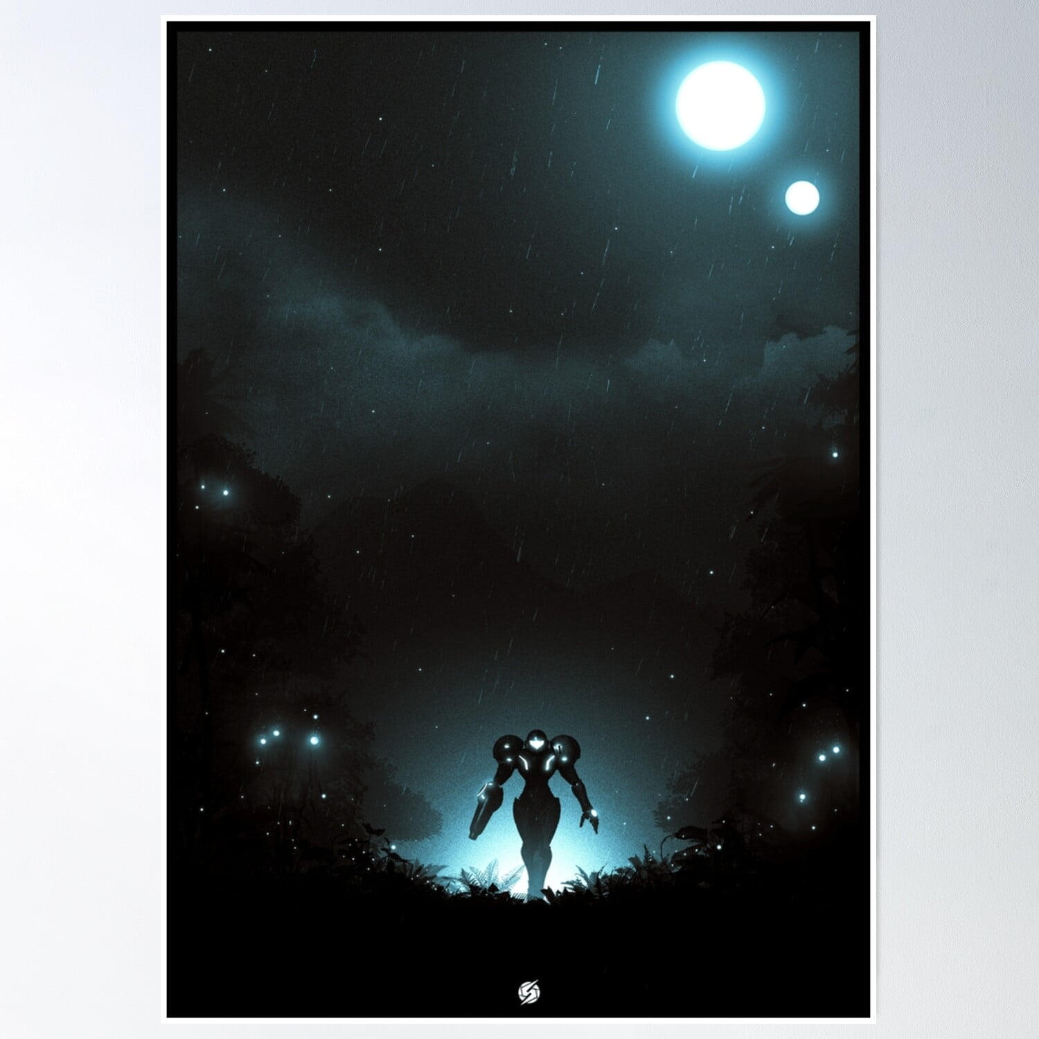 Samus Aran Poster Wall Art, Modern Wall Decor, 8x12 UNFRAMED - Walmart.com