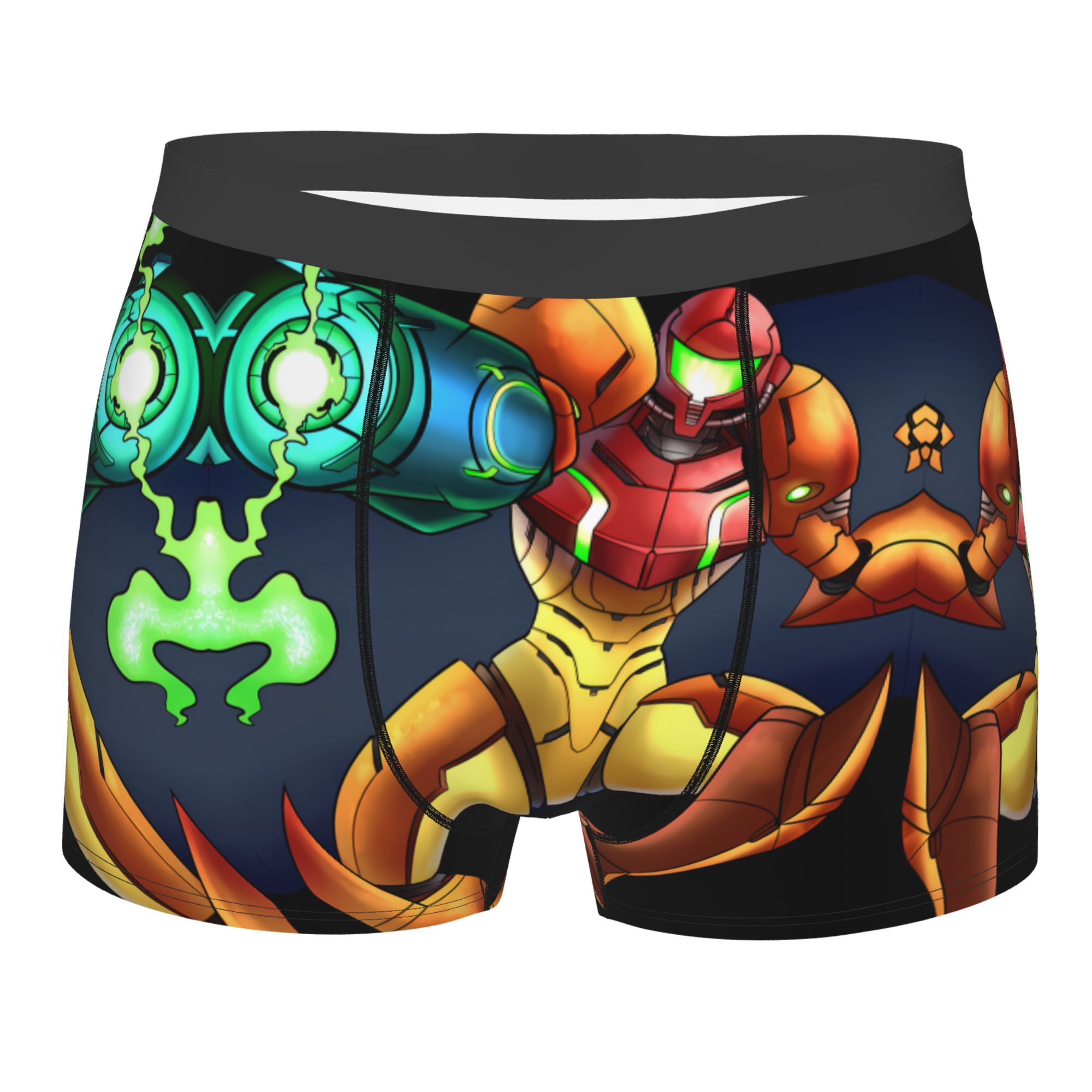 Samus Aran metroid Men's Boxer Briefs, Boys Boxer Briefs, Soft and Breathable Underwear with ...