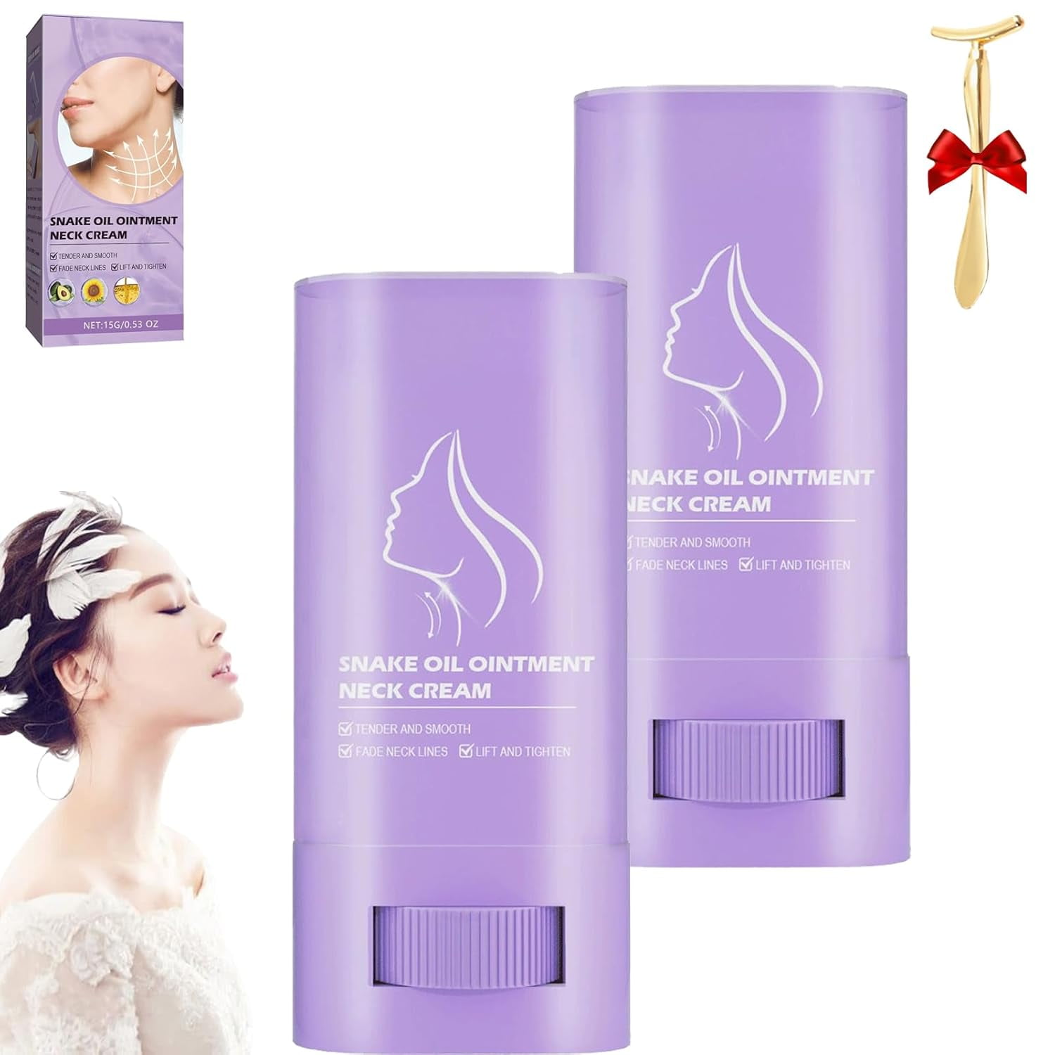 Samuwak Neck Care Stick, Samuwak Lifting and Firming Neck, Samuwak Neck ...