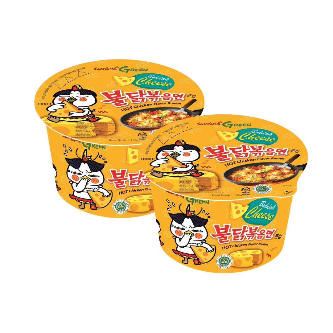 Samyang Hot Chicken Buldak Noodle Big Bowl 6 Flavors Combo - Walmart.com