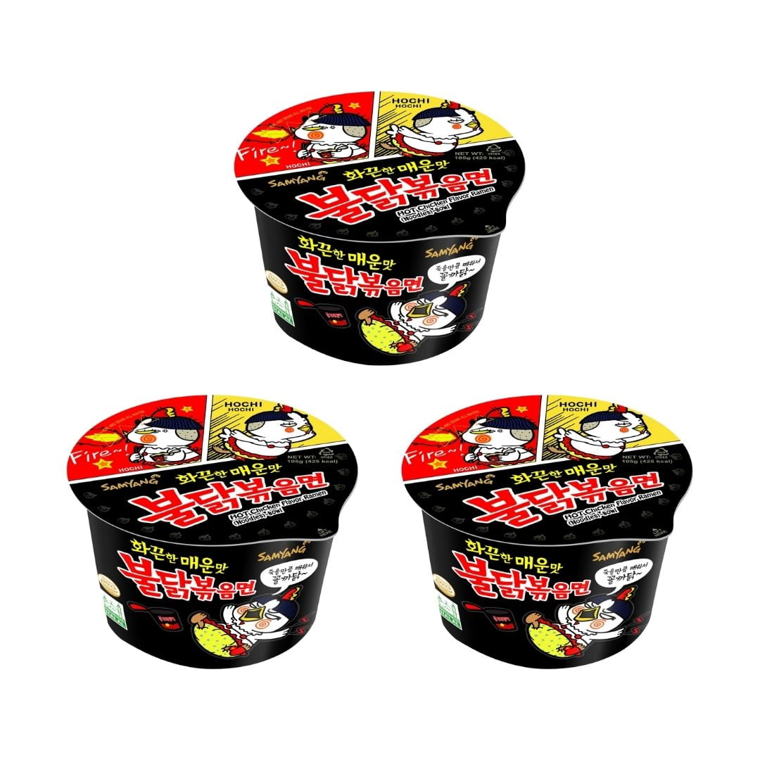 Samyang Hot Chicken Buldak Noodle Big Bowl 6 Flavors Combo - Walmart.com