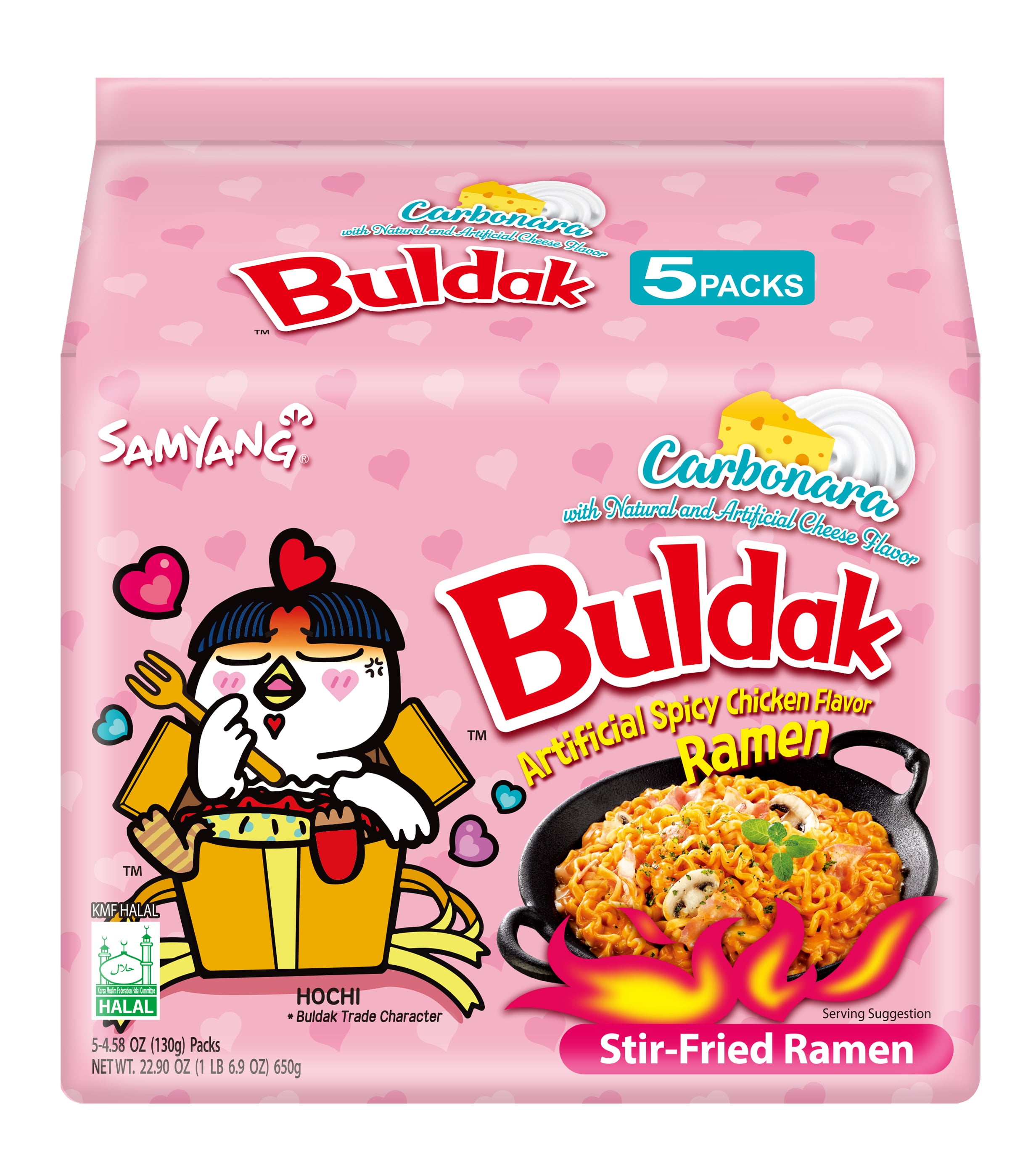 Samyang Buldak Spicy Chicken Noodle Carbonara Flavor Ramen Korean