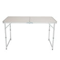 SamyoHome 4Ft Long Foldable Table, Portable, Multipurpose, White ...