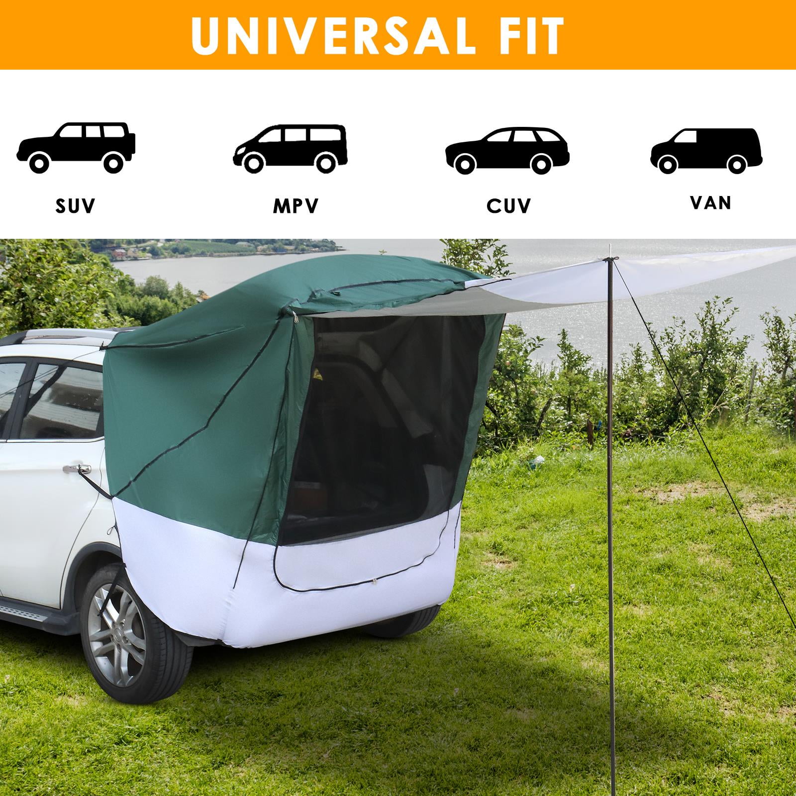 SamyoHome UV Tailgate Tent with Awning Shade Tent Extra Large Universal ...