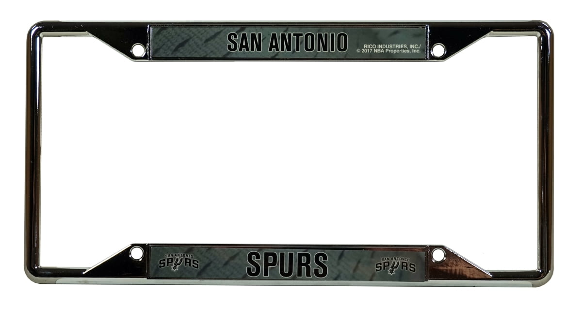 San Antonio Basketball Spurs EZ View License Plate Frame - Designed for ...