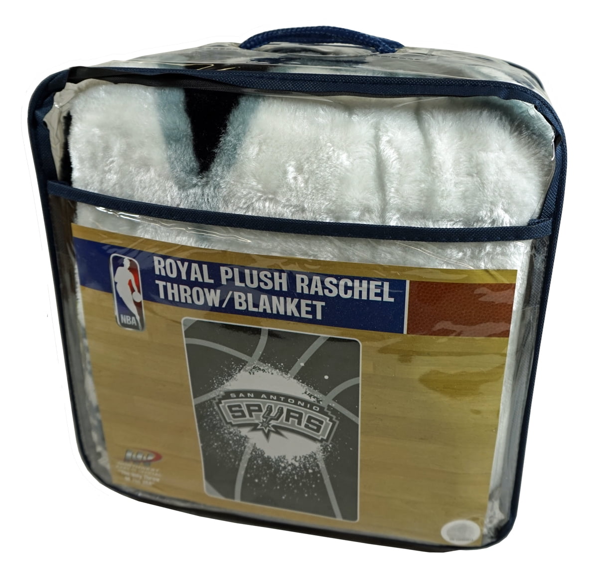 San Antonio Basketball Spurs Raschel Royal Plush 60x80 inch Twin Throw ...