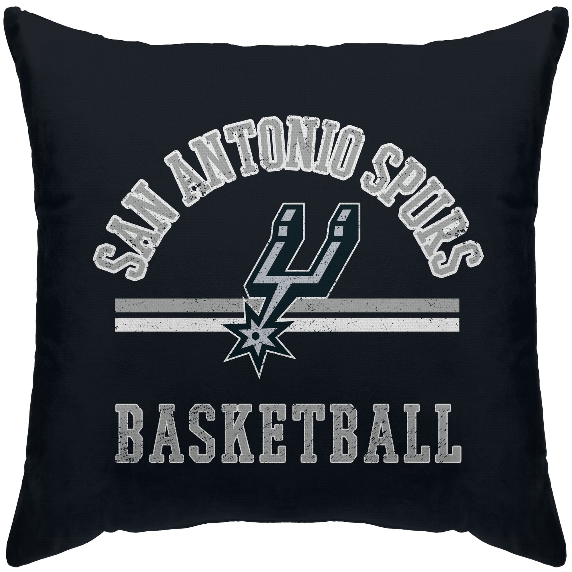 San Antonio Spurs 18'' x 18'' Basketball Logo Duck Cloth D-cor Pillow ...