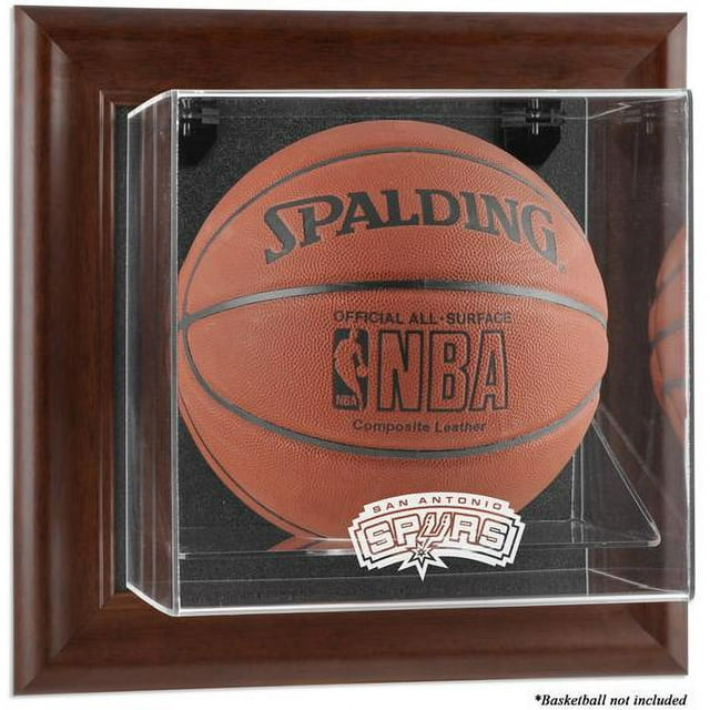 San Antonio Spurs (2002-2017) Brown Framed Wall-Mounted Team Logo ...
