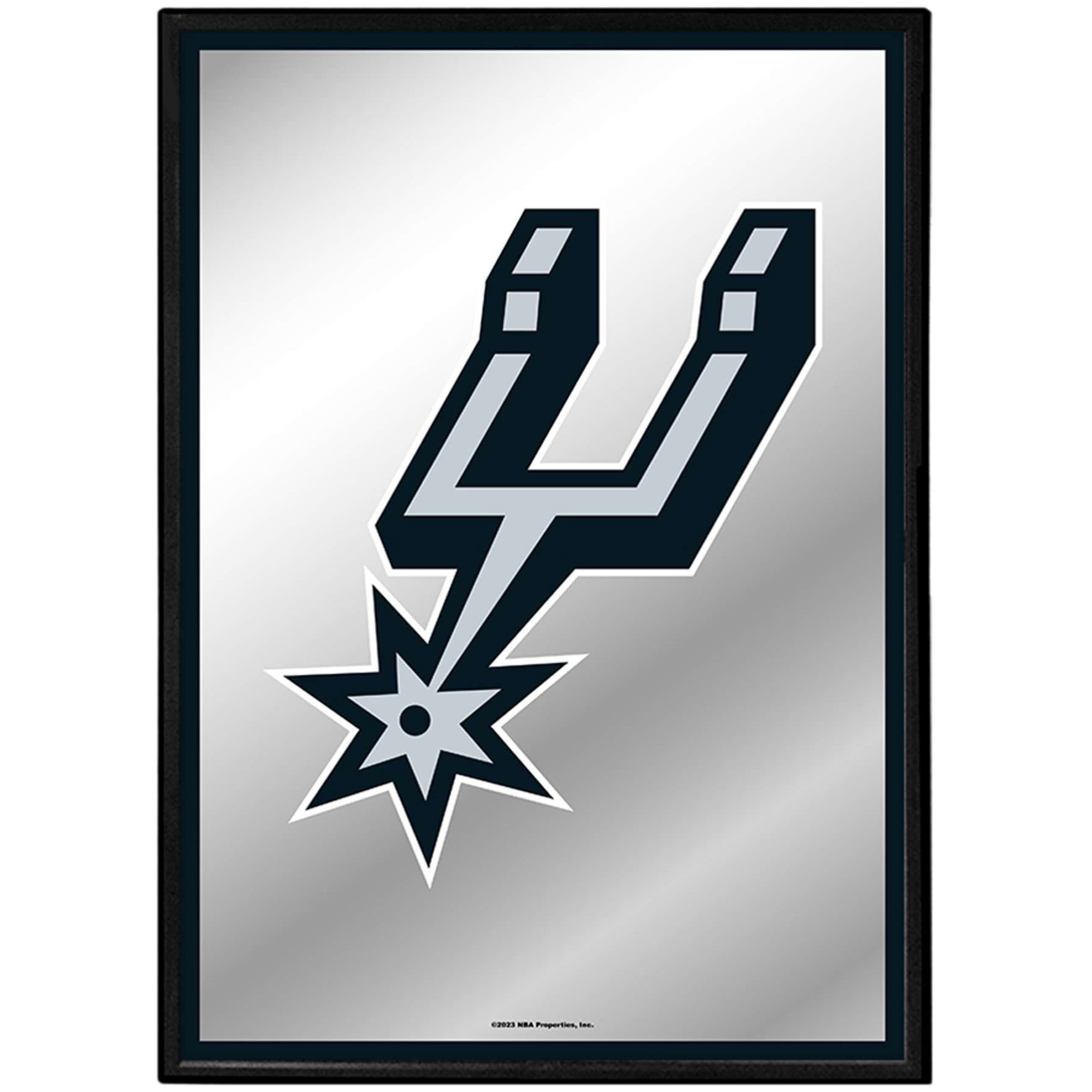 San Antonio Spurs 27" x 19" Framed Mirrored Wall Sign - Walmart.com